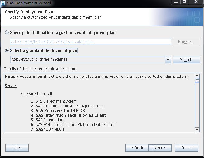 Solved: How to choose deployment plan when installing SAS - SAS Support ...